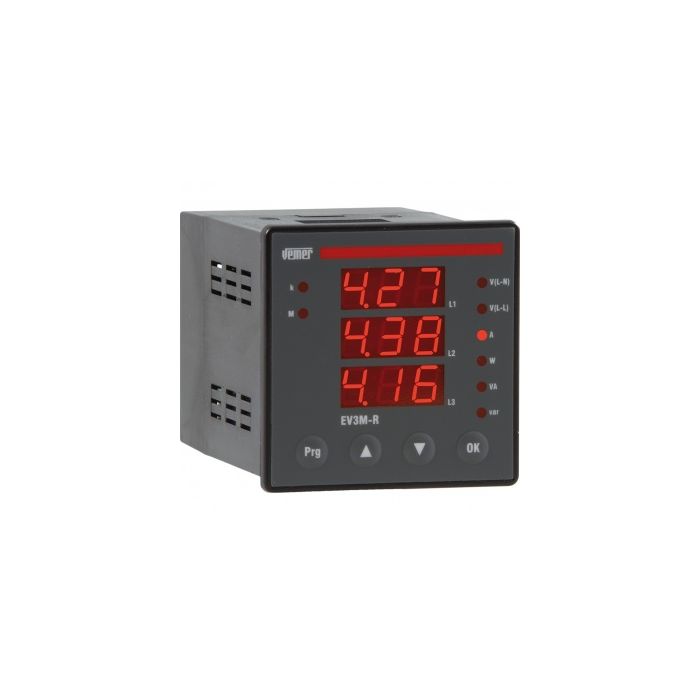 Multimetro Digital Panel 72x72mm Ev3m-R Ve334900