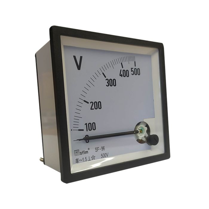 Voltímetro Analógico 96x96mm 0-500v