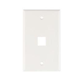 Placa PVC Faceplate 1 Módulo Rj-45 | Vitel Energía